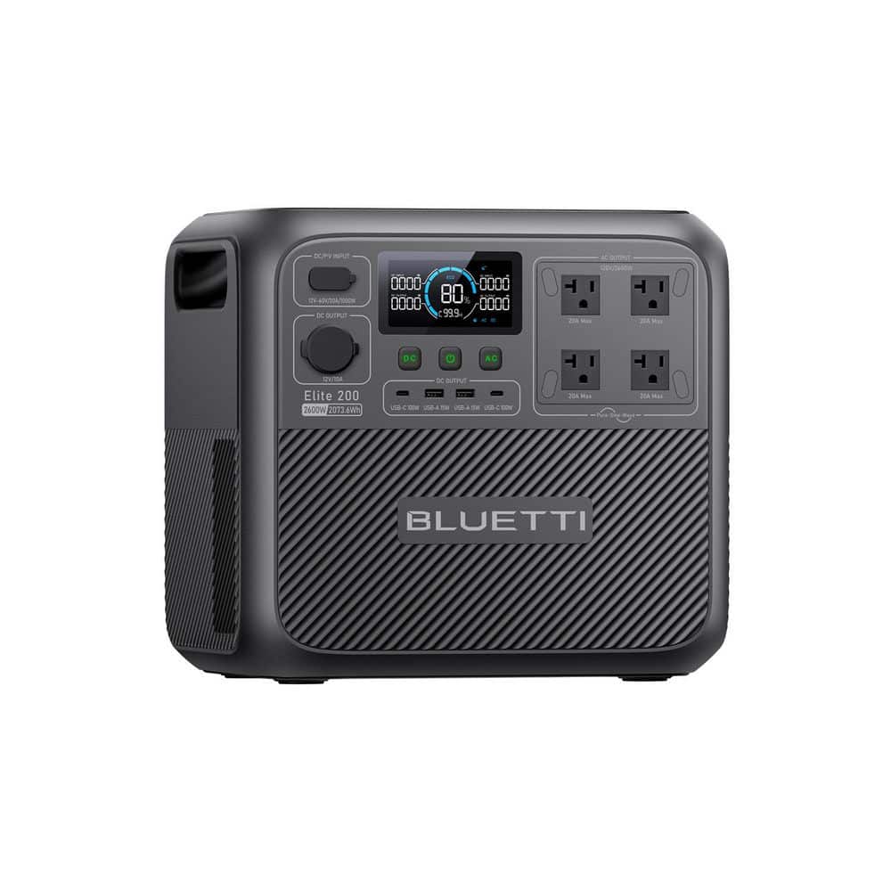 BLUETTI 2600W Continuous/3900W Peak Output 2073Wh Portable Power ...