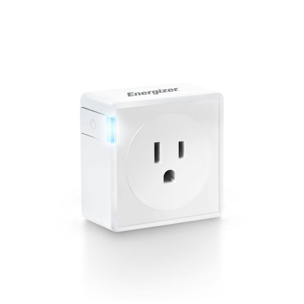 Energizer Smart Plug with Energy Monitor EIE3-1001-WHT - The Home Depot