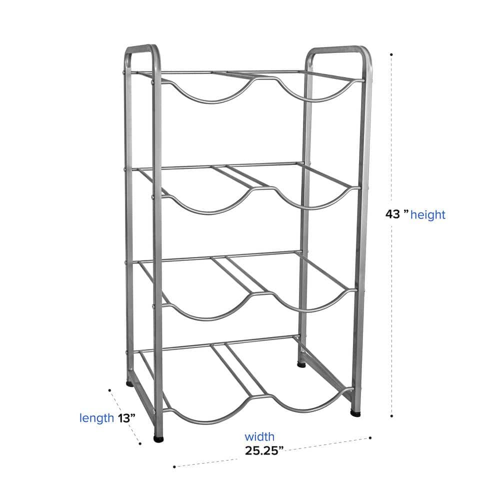 Brio Double-Column Water Bottle Stands (Grey) (8-Bottle) STM8BTGRY ...
