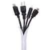Alex Tech 1 in.-10 ft. Cable Management Sleeve Cord Organizer Cable ...