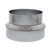 Zephyr Range Hood Duct 10 in. x 8 in. Round Reducer AK00040 - The Home ...