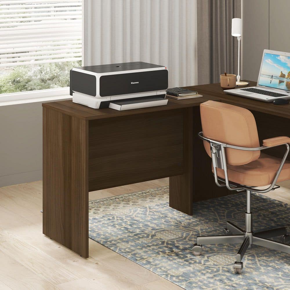Furinno ROGER Office Desk Return, 35 in. Desk Return, Reversible Return ...