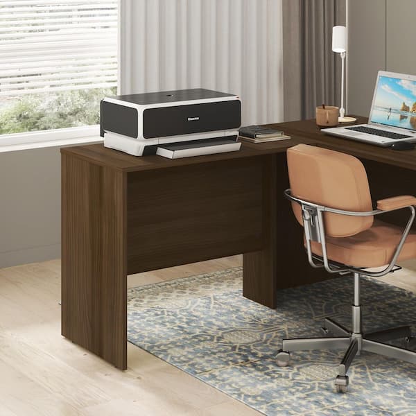 Furinno ROGER Office Desk Return, 35 in. Desk Return, Reversible Return ...