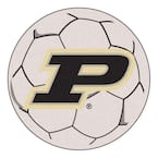 FANMATS NCAA Purdue University Suede 2 ft. x 2 ft. Round Area Rug-18635 ...
