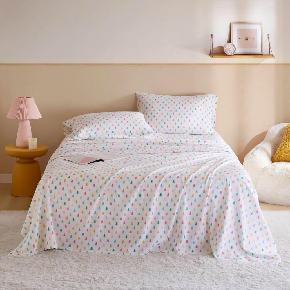 Intelligent Design Cozy Soft 3-Piece Tree Block Cotton Twin Pigment ...