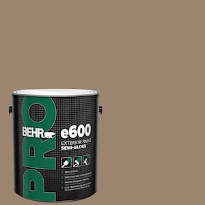 BEHR PRO 1 gal. #MQ2-48 Sturdy Brown Low Luster Exterior Paint PR62301 ...