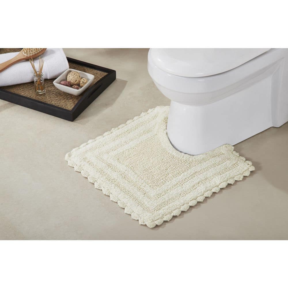 Better Trends Lilly Crochet Collection 20 in. x 20 in. Beige 100% ...