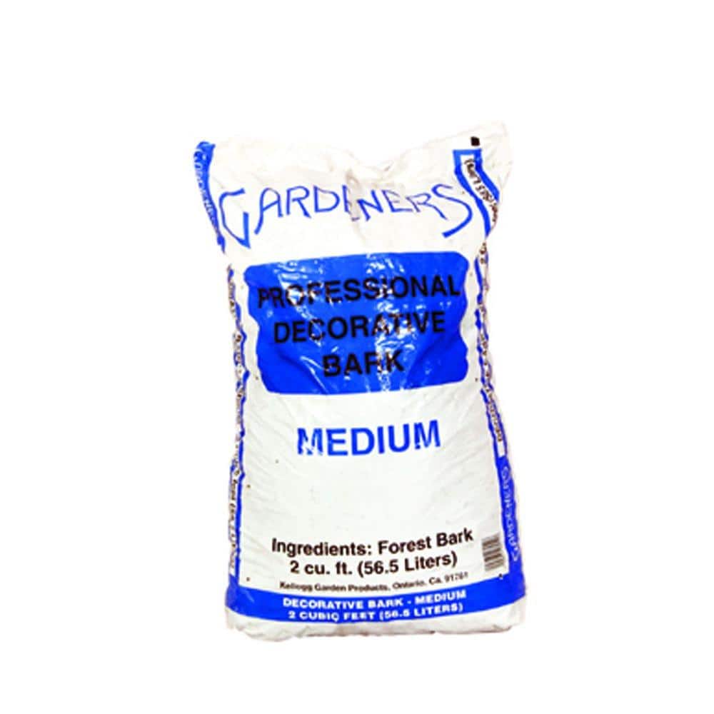 Gardeners 2 cu. ft. Decorative Bark Medium 8051 - The Home Depot