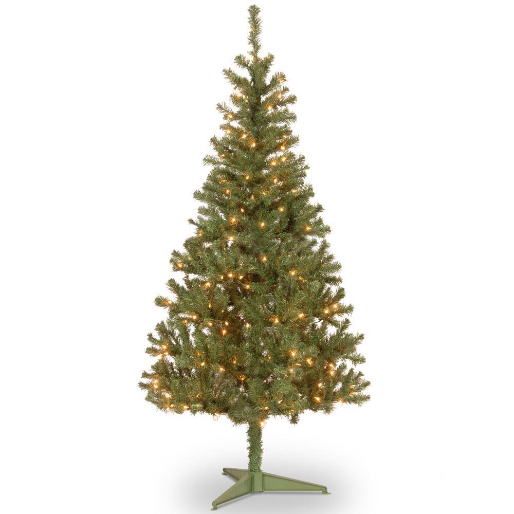 National Tree Company 6 ft. Canadian Fir Grande Hinged Artificial ...