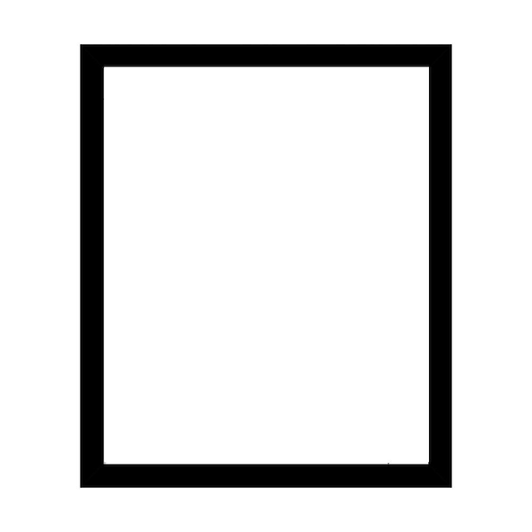 Amanti Art Mirror Makeover Brushed Black 31.25 in. W x 37.25 in. H ...