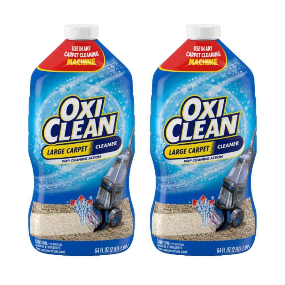 OxiClean 64 oz. Oxi Clean Large Area Carpet Cleaner, (2-Pack) 01206-2 - The Home Depot