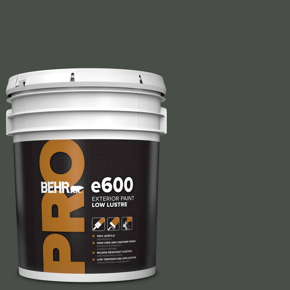 BEHR PRO 5 gal. #PPF-55 Forest Floor Low Luster Exterior Paint PR62305 ...