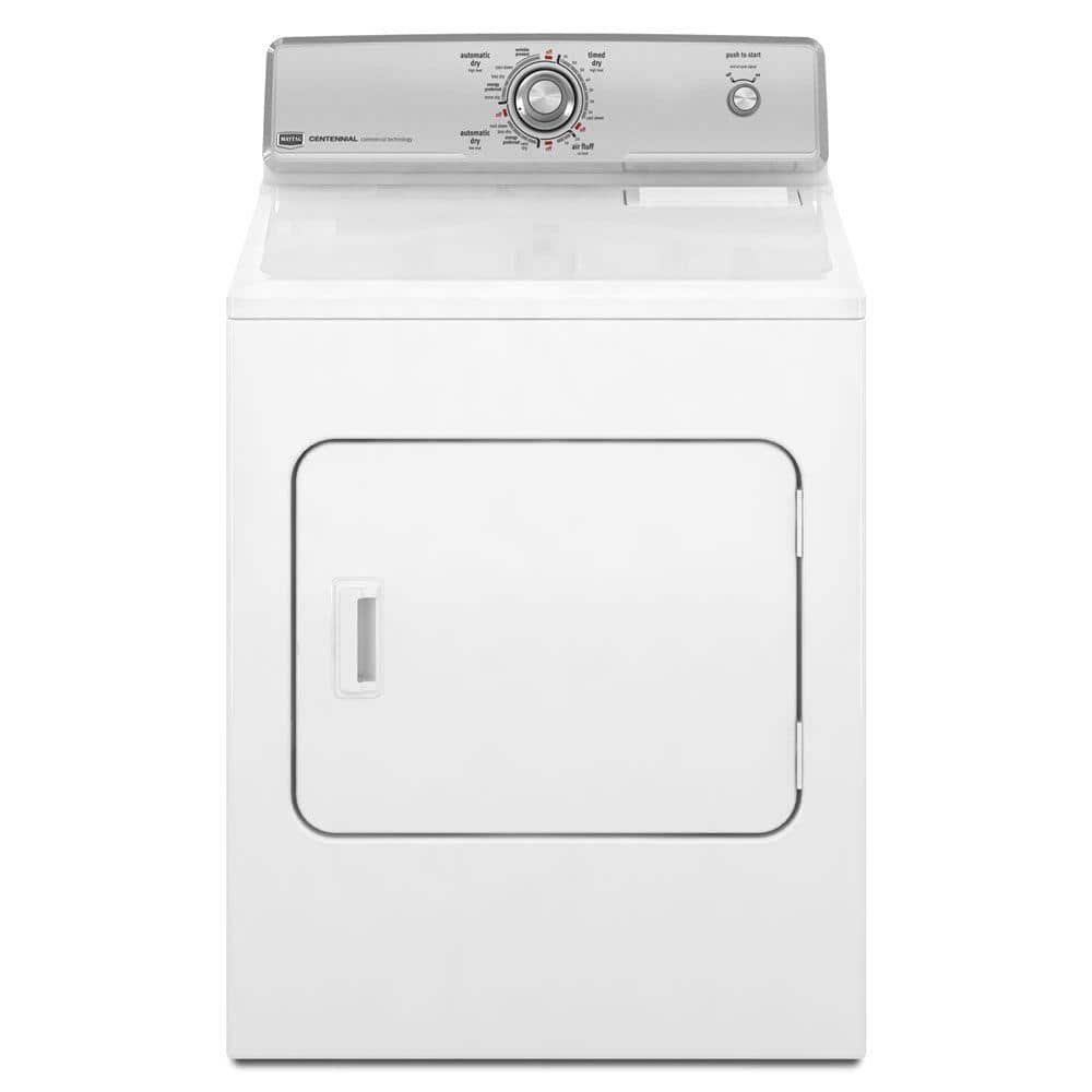 Maytag Centennial 7.0 cu. ft. Gas Dryer in White MGDC200XW - The Home Depot