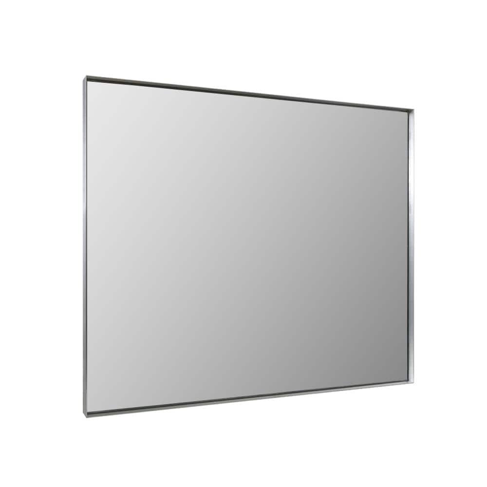 40 in. W x 30 in. H Large Rectangular Aluminium Framed Wall Bathroom ...