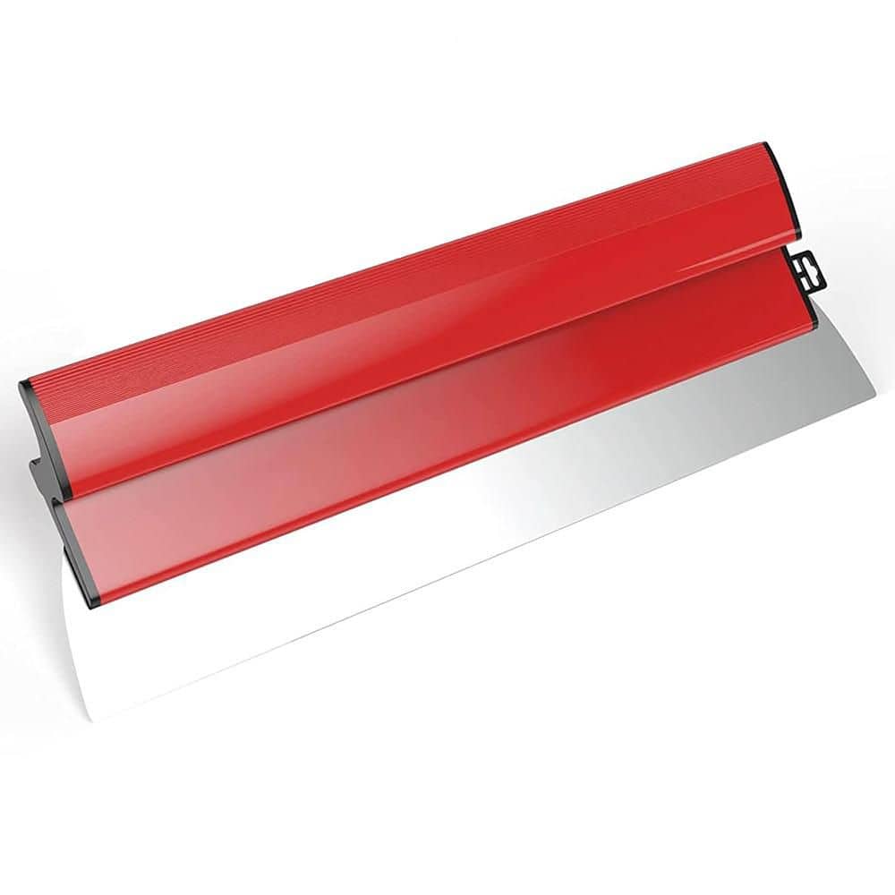 KIWDZFU 16 in. Stainless Steel Drywall Skimming Blade with Ergonomic ...