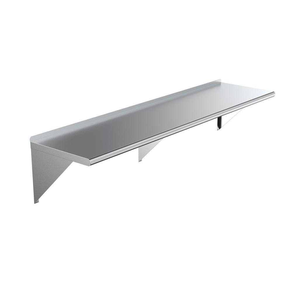 AMGOOD 18 in. x 72 in. Stainless Steel Wall Shelf Kitchen, Restaurant ...