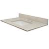 MarCraft Vista 49 in. W 22 in. D Quartz Single Rectangle Basin Vanity ...