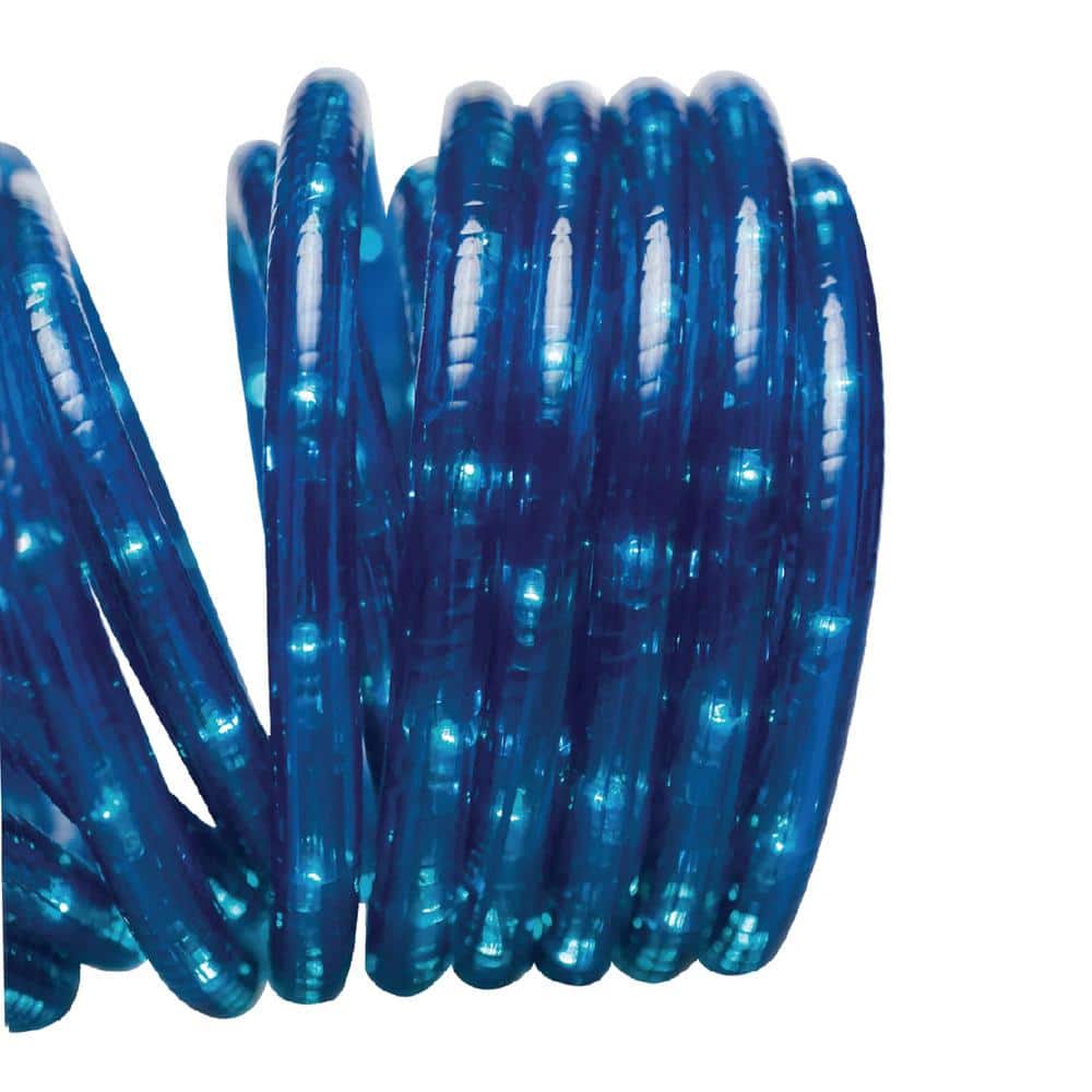 Brite Star 18 ft. 50-Light Blue Mini Rope Light 37-162-00 - The Home Depot