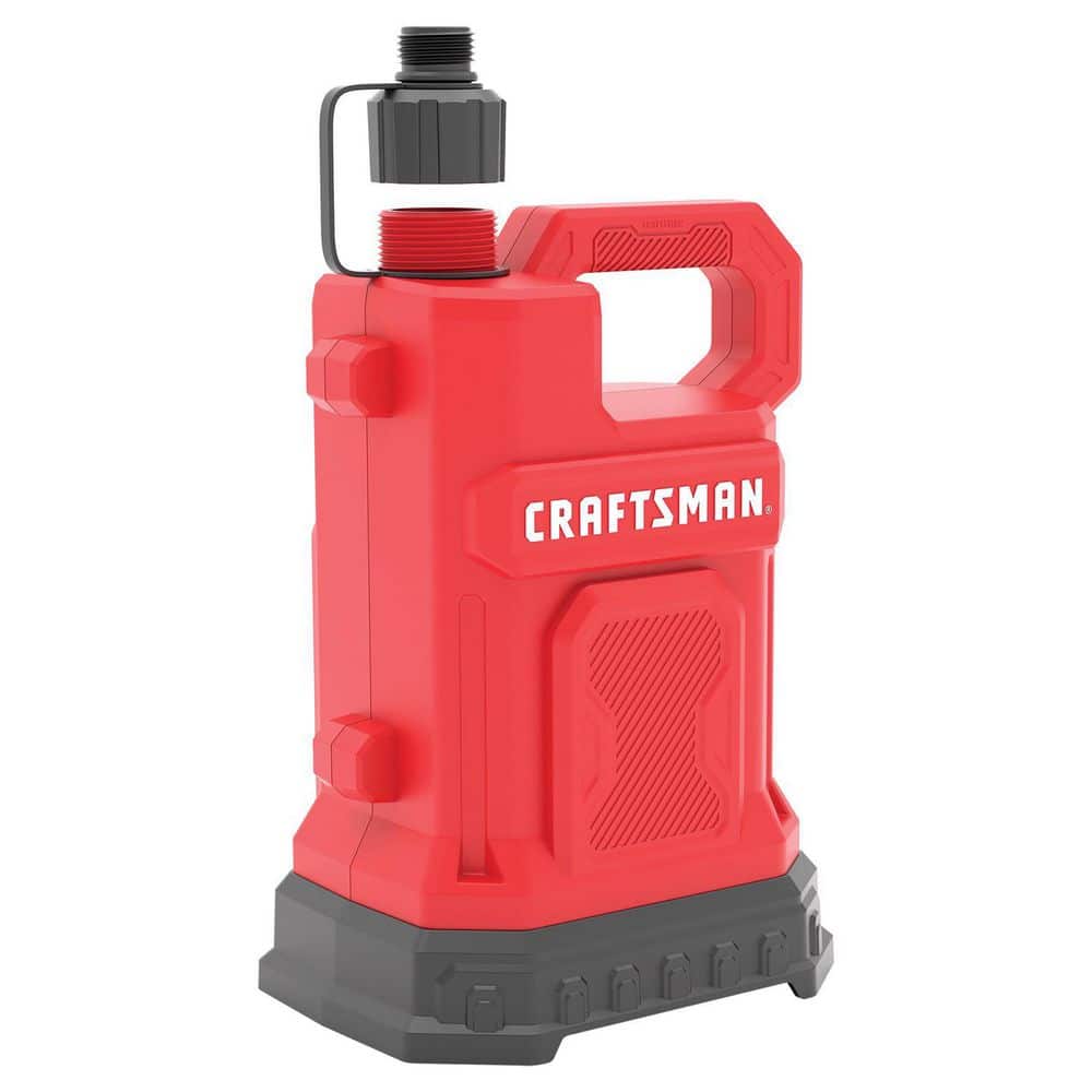 Craftsman 1/3 HP 2750 gph Thermoplastic Switchless Switch Bottom AC ...
