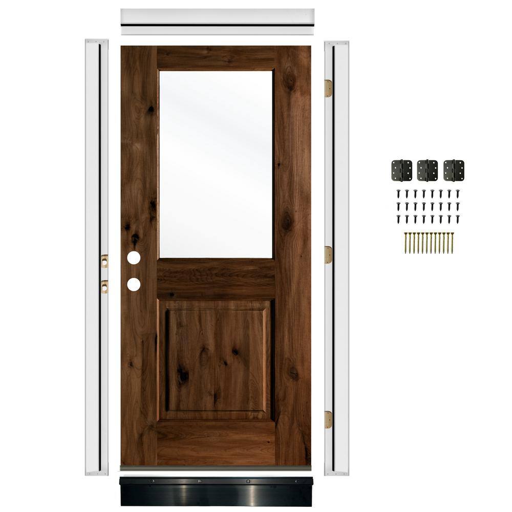 Krosswood Doors Ready-to-Assemble 32 in. x 80 in. Right-Hand/Inswing ...