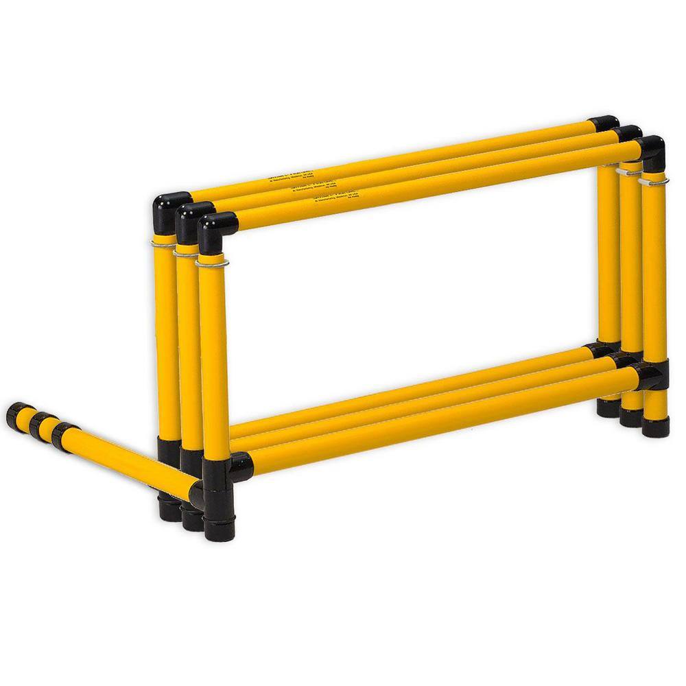 Prism Fitness Yellow Outdoor 21 in. to 36 in. Smart Adjustable-Height ...
