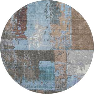 Addison Rugs Mayfield Premium Machine Washable Abstract AMF1866 Teal 10 ...