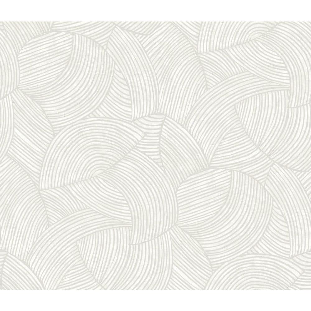 Seabrook Designs 57.5 sq. ft. Vanilla Chai Stellara Geometric Unpasted ...