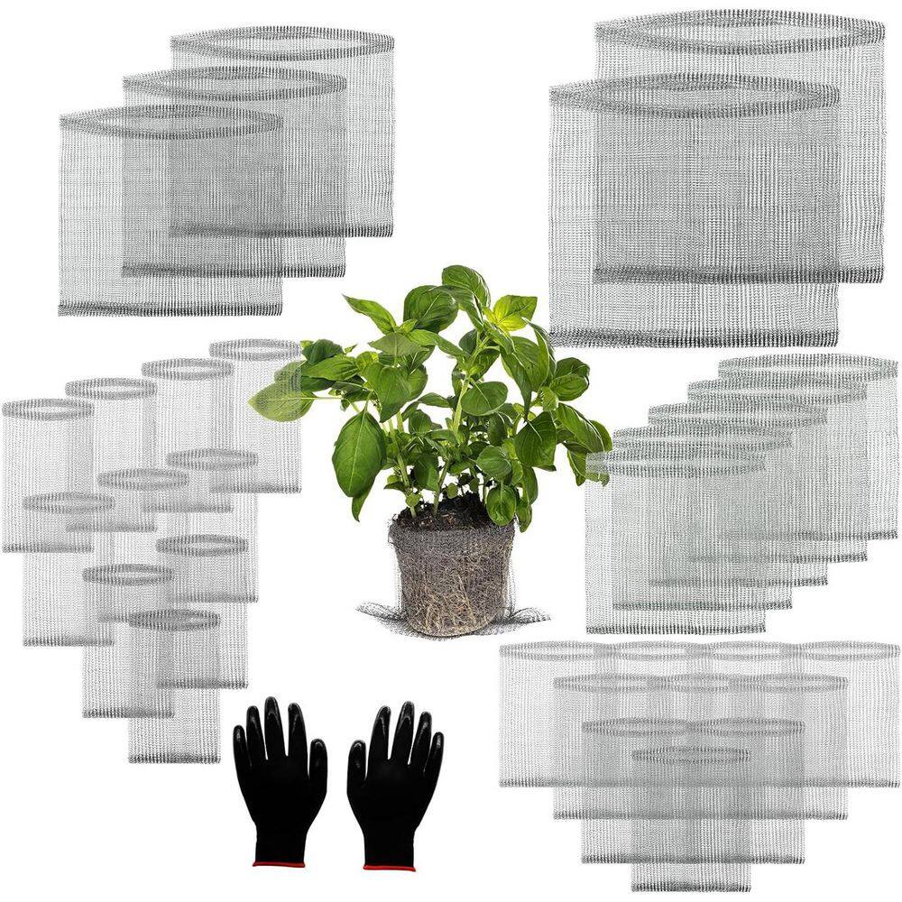 ATENGNES 30 Pcs Mix Size Root Guard Gopher Proof Stainless Wire Steel ...