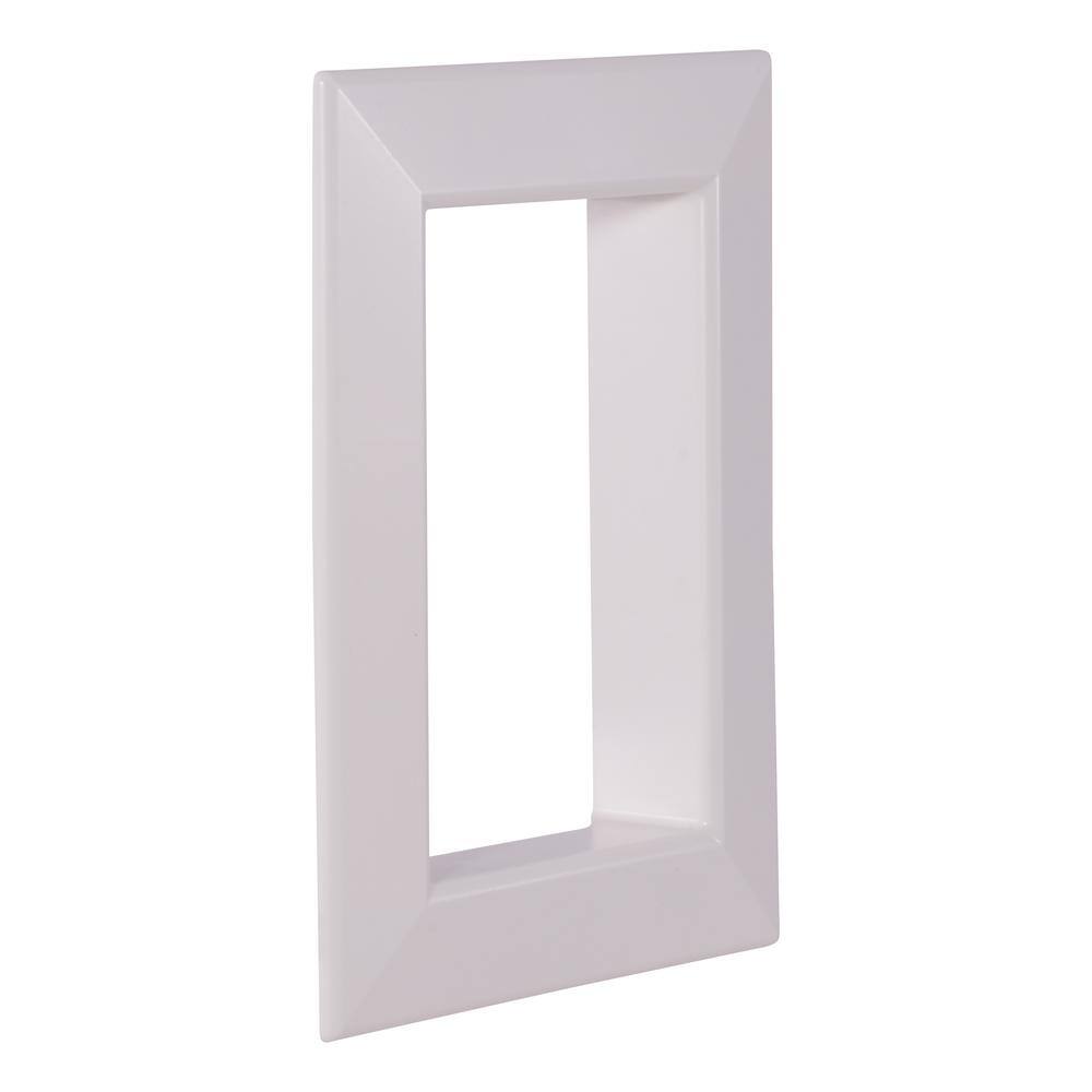 HOLDRITE Ice Maker Outlet Box Face Plate in White (40-Pack) HR-IM-FP ...