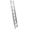 WERNER 16 ft. Aluminum Extension Ladder (15 ft. Reach Height) with 200 ...