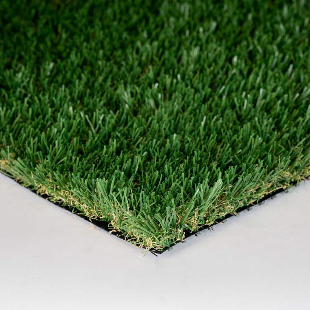 GREENLINE ARTIFICIAL GRASS Jade 7.5 ft. x 10 ft. Green Artificial Grass ...