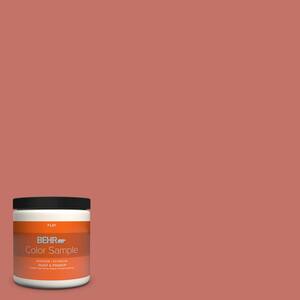 BEHR PREMIUM PLUS 8 oz. #PPU1-05A Red Coral Semi-Gloss Interior ...