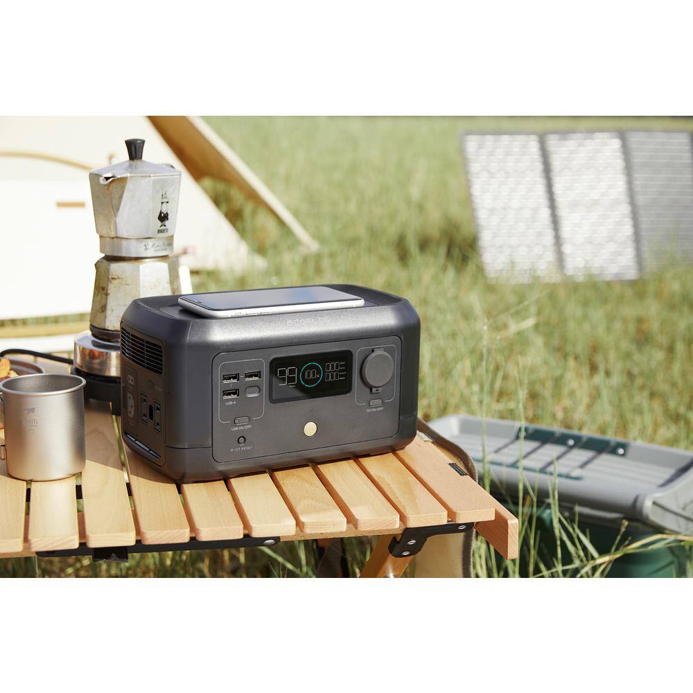 300-Watt Continuous 500-Watt Peak Push Button Start, 210Wh Solar ...