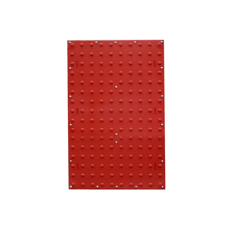 Bon Tool 2 ft. x 3 ft. Colonial Red Wet-Set Replaceable Detectable Tile ...