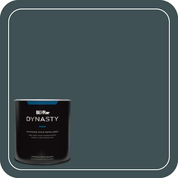 BEHR DYNASTY 1 qt. #S440-7 Thermal One-Coat Hide Satin Enamel Interior ...