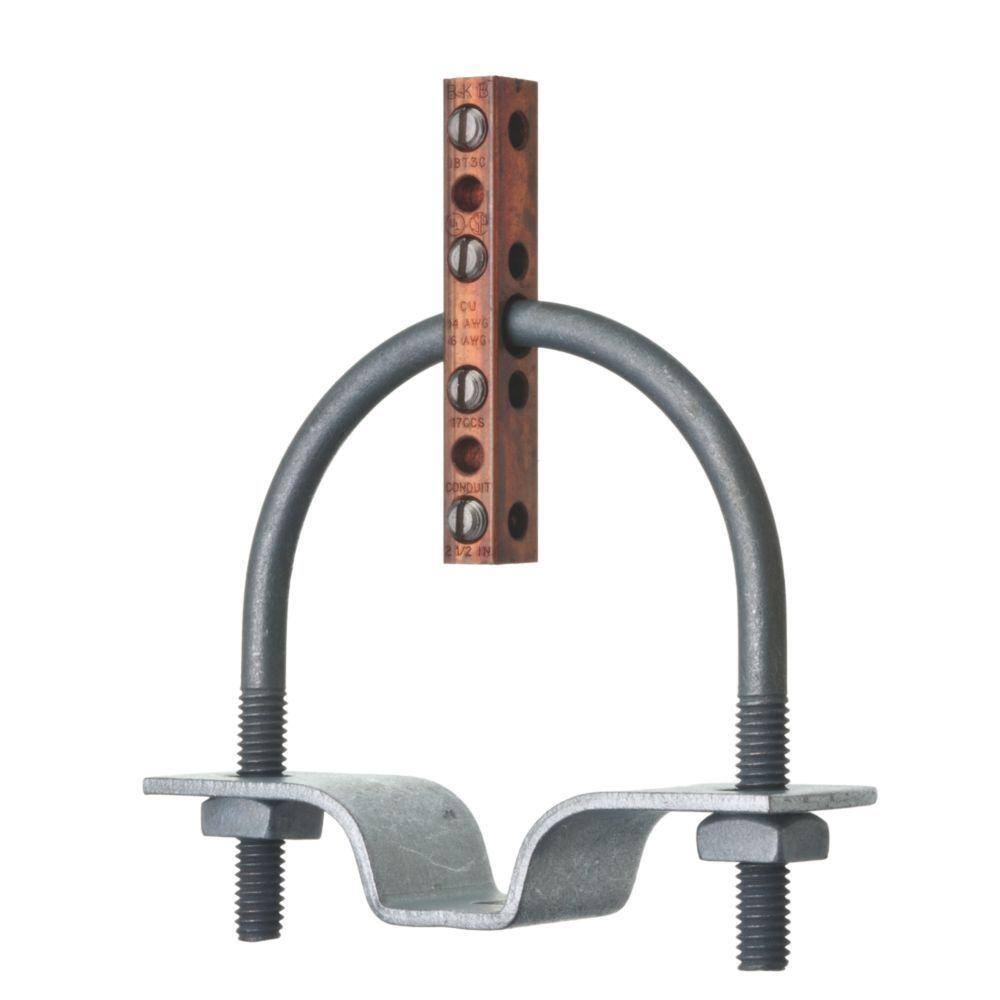 Blackburn Copper Ground Bar (IBT3C-B1-6) IBT3C-B1-6 - The Home Depot