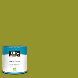 BEHR ULTRA 1 qt. #P350-7 Lazy Lizard Extra Durable Satin Enamel ...