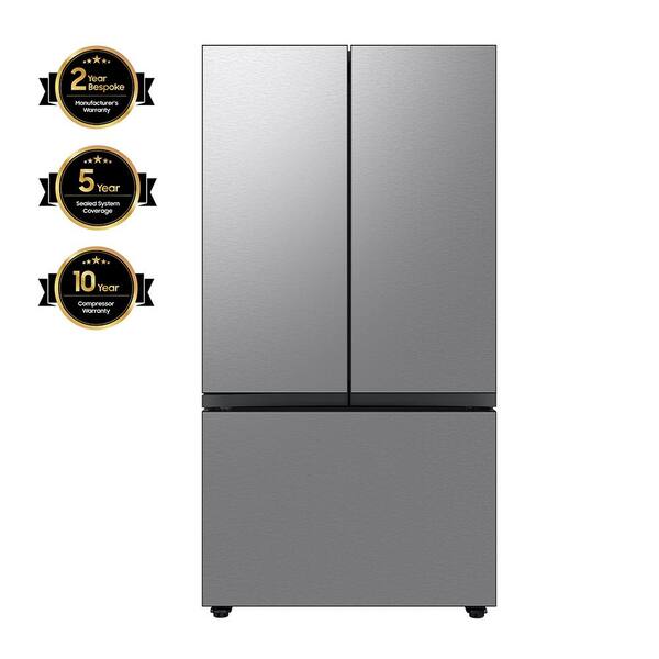 Samsung Bespoke 30 Cu Ft 3 Door French Door Smart Refrigerator With Samsung Bespoke 30 Cu Ft 3 Door French Door Smart Refrigerator With