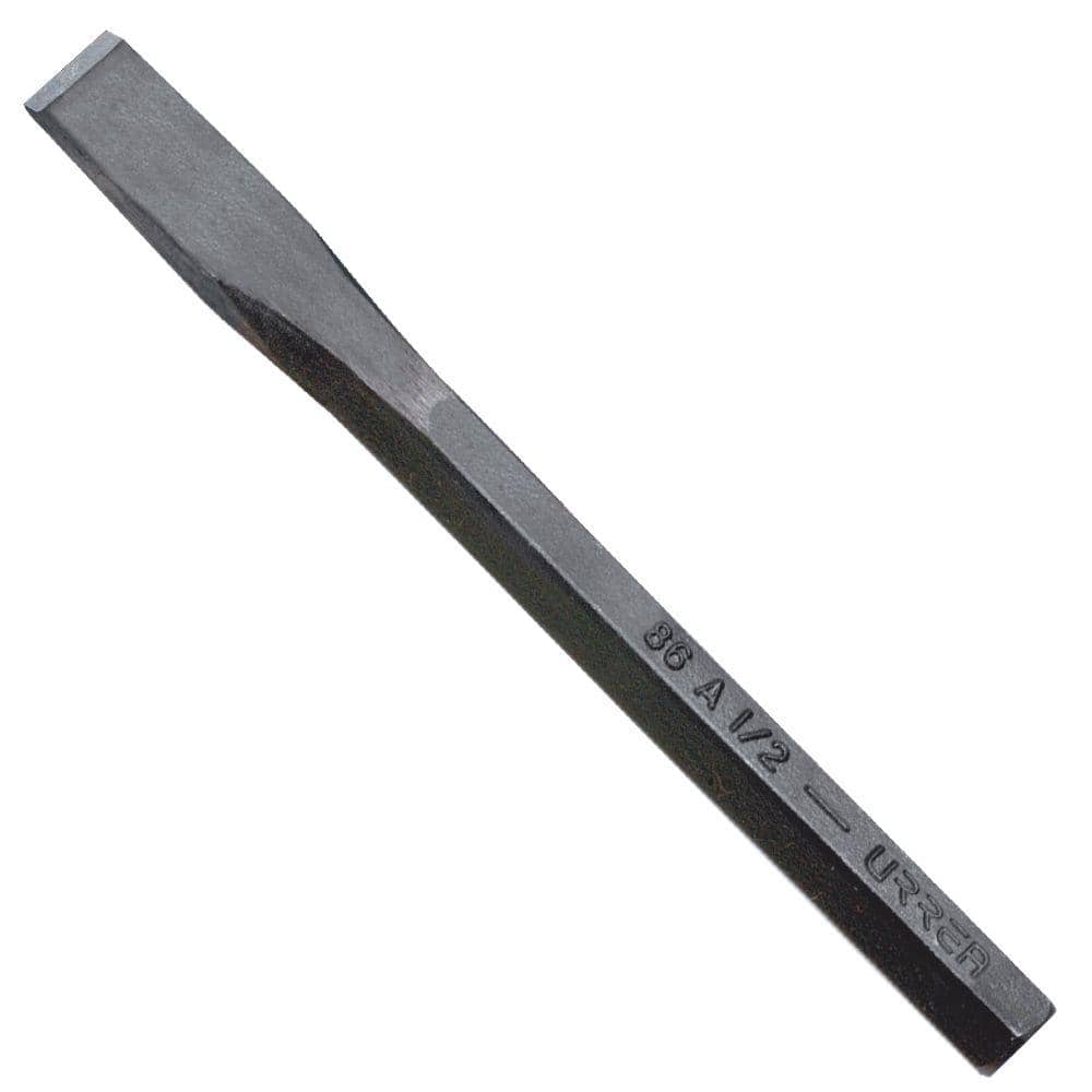 URREA 7/8 in. Wide Tip 12 in. Long Cold Chisel 86A-3/4X12 - The Home Depot