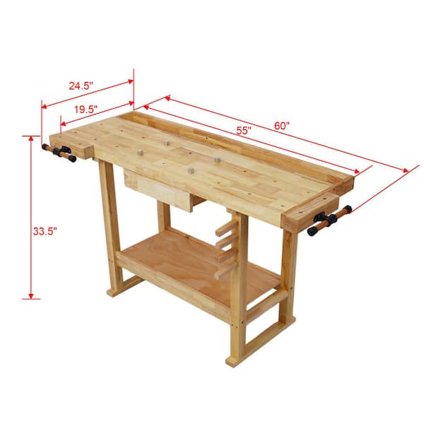 Woodworking Work Bench Dimensions Don't Make A 2x4 Workbench