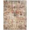 KALATY Ivory and Crimson 8 ft. x 10 ft. Area Rug TY-673 810 - The Home ...