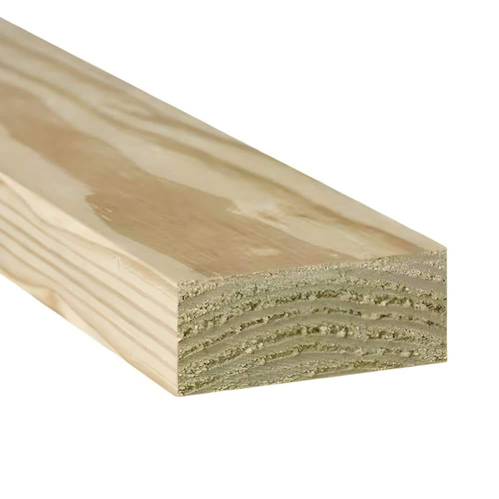 2 in. x 4 in. x 140 5/8 in. SYP #2 Standard Grade Dimensional Lumber ...