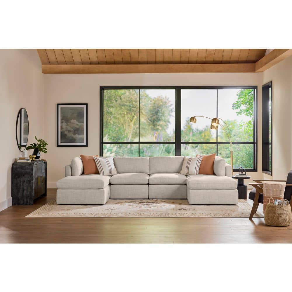 Home Decorators Collection Thornton 136 in. Modular Track Arm ...