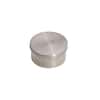 Satin Stainless Steel Flush End Cap for 2 in. Outside Diameter Tubing ...