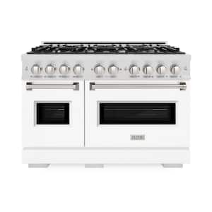 Thor Kitchen A-Series 7.6 cu. ft. 48 in. 8 Burners Freestanding Double ...