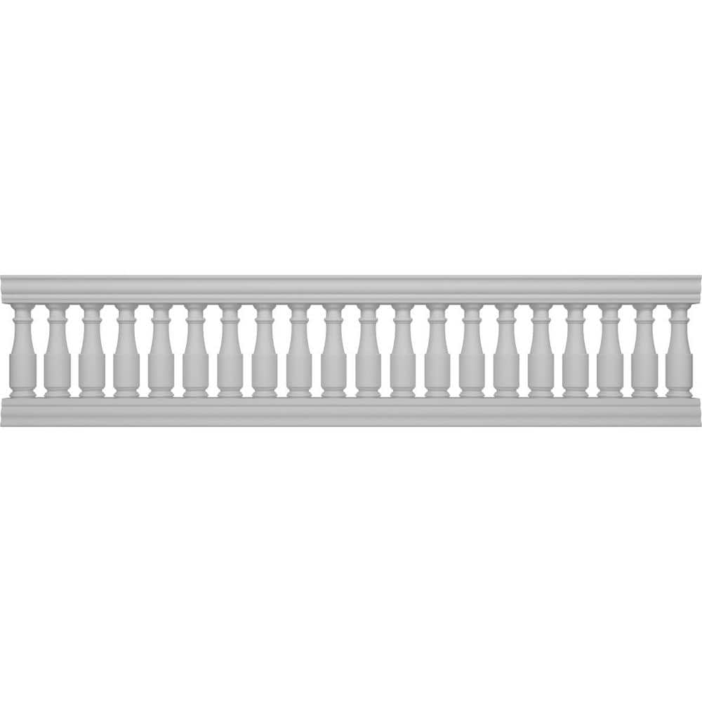 Ekena Millwork Fiberthane Hamilton Balustrade 132 in. L x 32 in. H ...