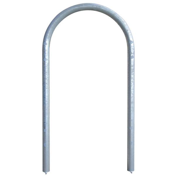 Dero Hoop Rack Galvanized In-Ground Mount HR-IG-GV - The Home Depot