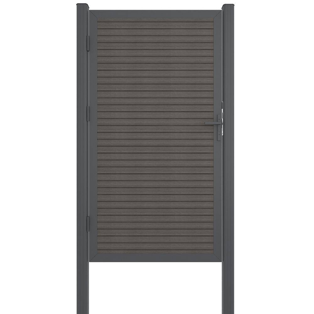 NewTechWood 40.66 in. x 75.19 in. UltraEasy Argentinian Silver Gray ...