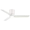 MINKA-AIRE Pure 48 in. Integrated LED Indoor Flat White Ceiling Fan ...