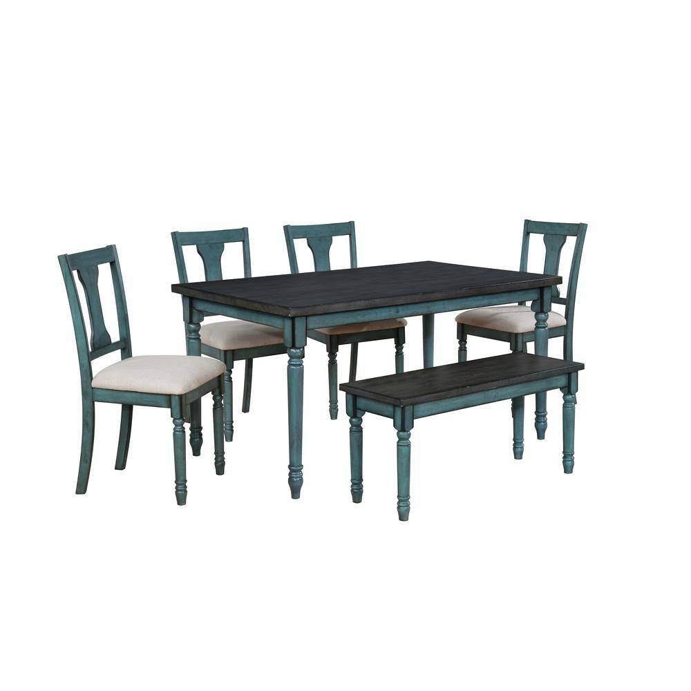 Reviews for Powell Company Flores 6-Piece Teal Dining Set | Pg 1 - The ...